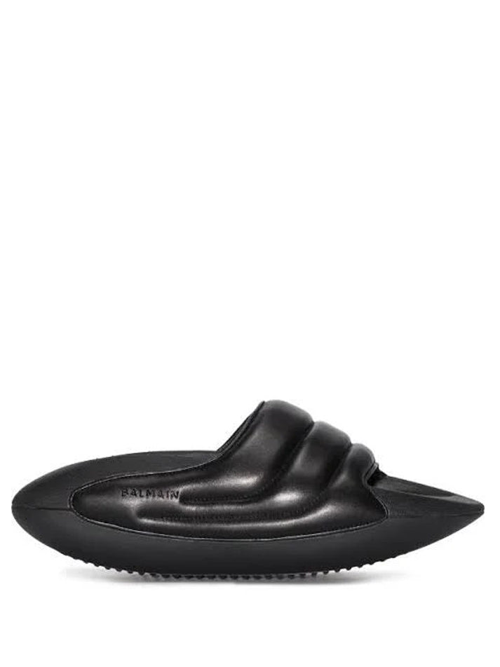 Balmain Slides All Black – Stuff Factory